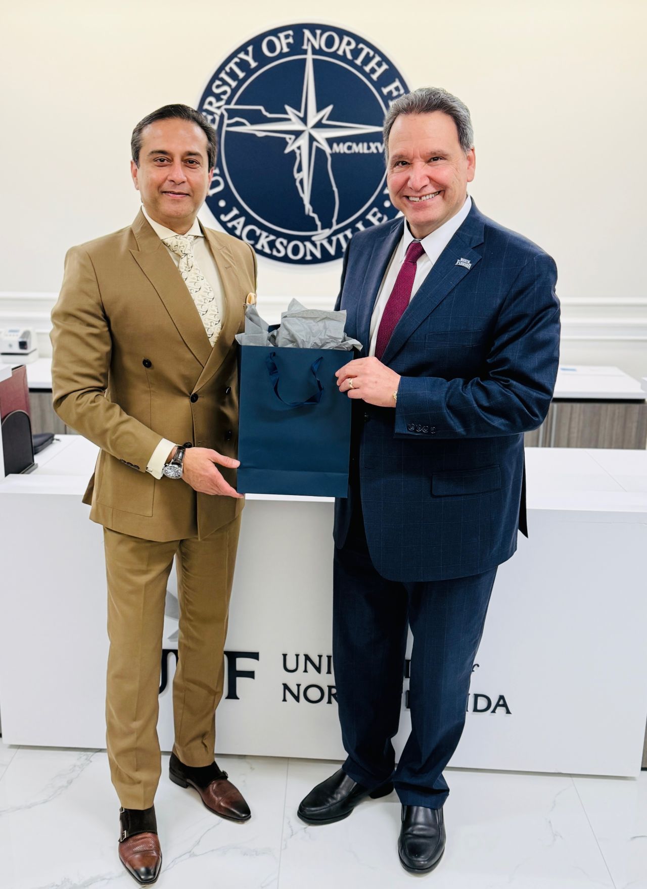 Lunch with the President: Dr. Arun Gulani Partners with UNF